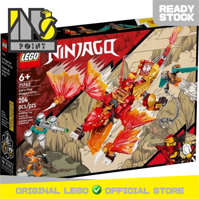 Lego 71762 - Ninjago - Kai's Fire Dragon EVO | Shopee Malaysia