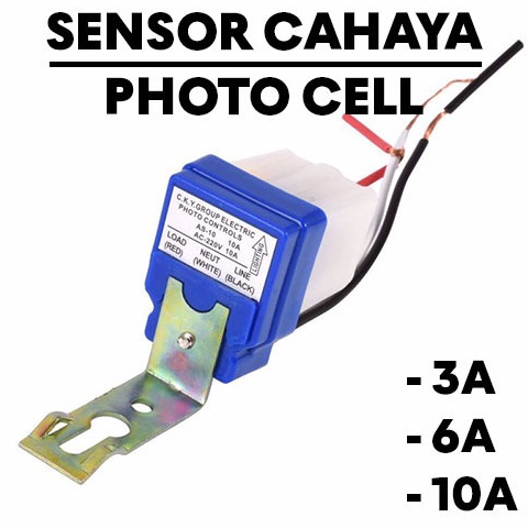 CAHAYA Photo Cell Photocell Light Sensor 220V 3A 6A 10A EE9 | Shopee ...