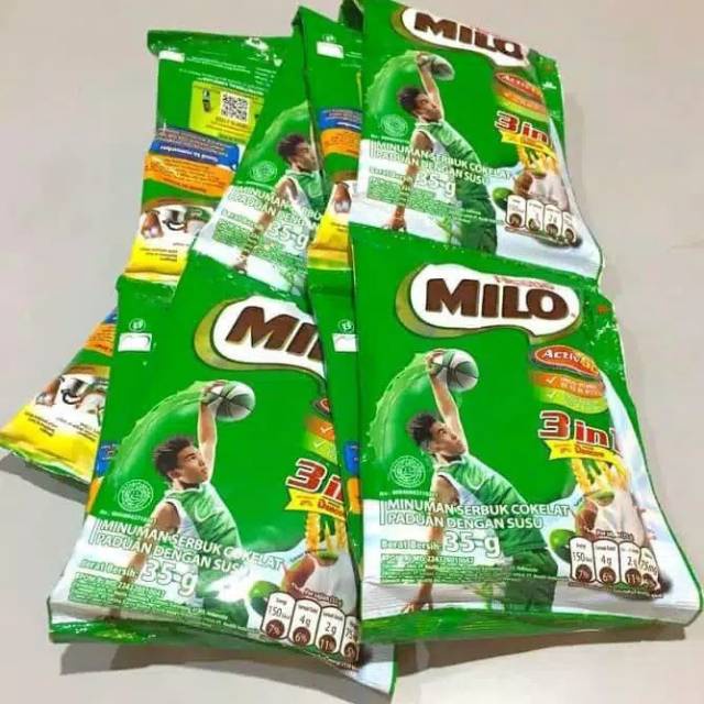 (RETAIL) NESTLE MILO 3IN1 3 IN 1 SACHET CHOCOLATE MILK 35 GRAM | Shopee ...