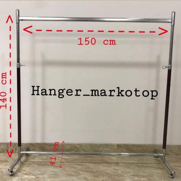 GANTUNGAN Bestseller Gawangan Model Clothes Hanger (150Cm) | Shopee ...
