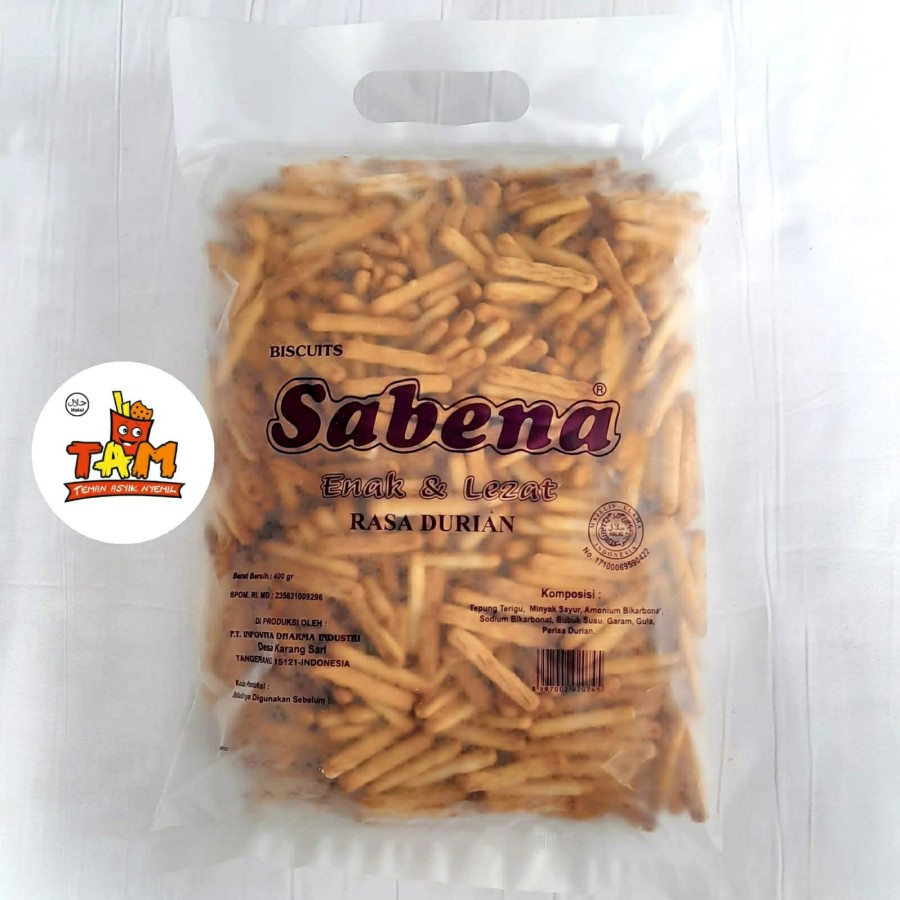 Sabena Biscuit Durian Flavor 400 Grams - Tam Snack | Shopee Malaysia