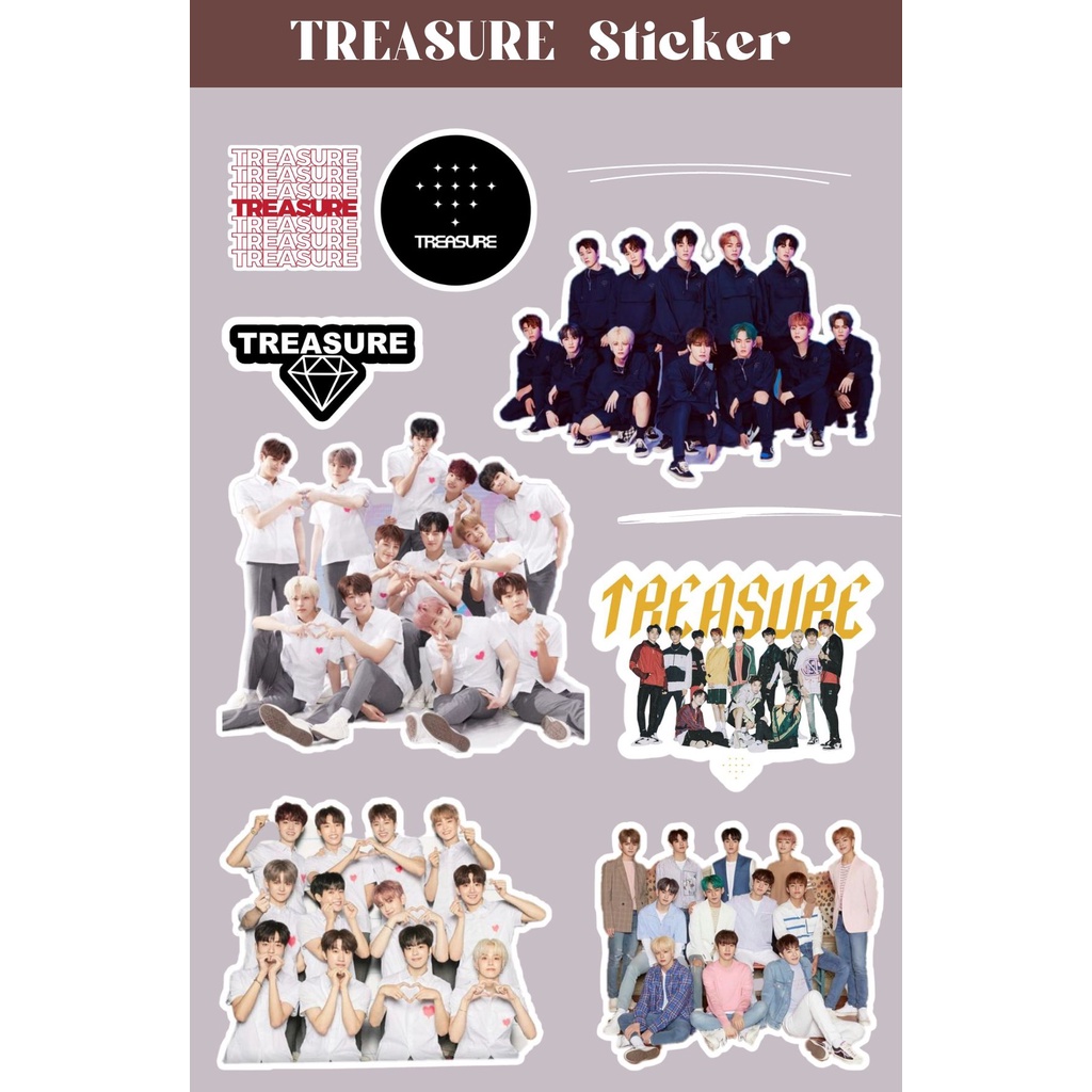 Treasure kpop anime journaling Sticker custom aesthetic manga | Shopee ...