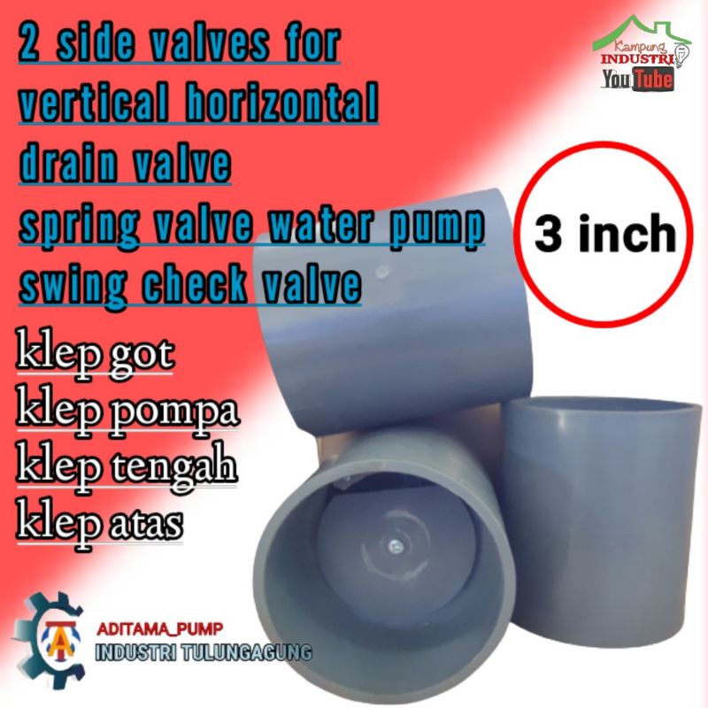 Brass swing check valve 3 inch AW THICK tusen sewer valve without ...