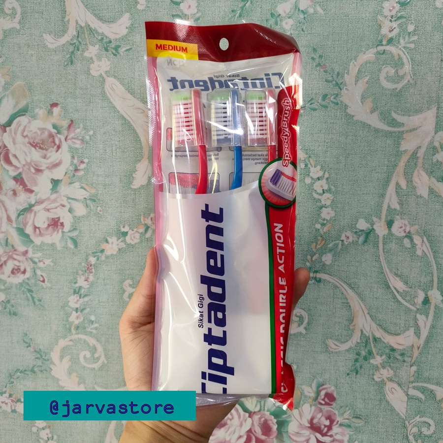 Ciptadent Classic Double Action Medium Toothbrush contains 3 | Shopee ...