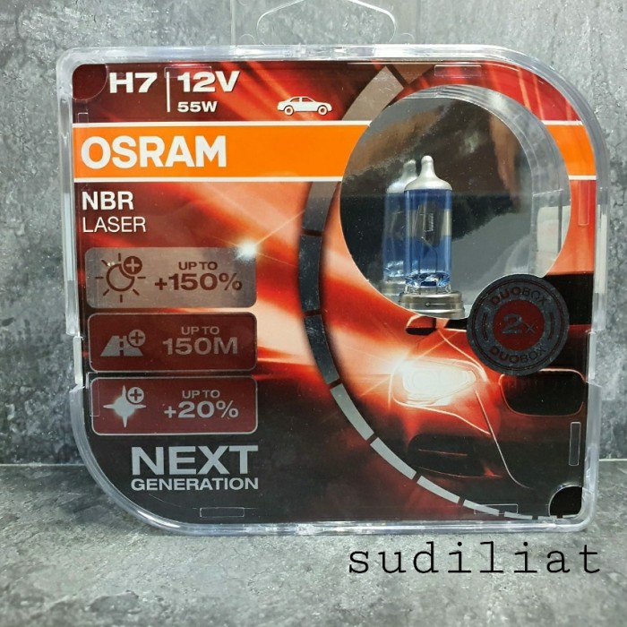 Osram H7 12V 55W Nbr Halogen Light Bulb (Night Breaker Laser) | Shopee ...