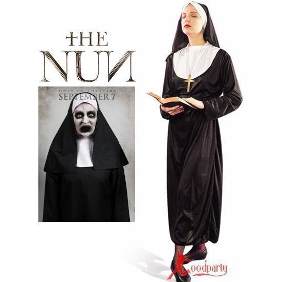 Costume halloween costume ghost valak the nun hauawati cosplay | Shopee ...