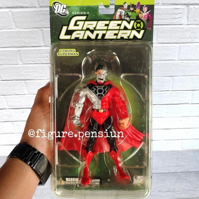Dc DIRECT CYBORG SUPERMAN GREEN LANTERN COMICS ACTION FIGURE ORIGINAL ...