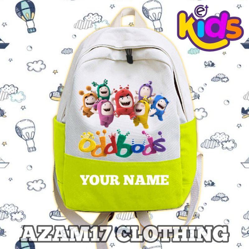 School Bag Backpack Kindergarten Elementary School Oddbods Free Add ...