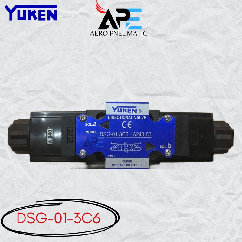 Solenoid VALVE HYDRAULIC YUKEN DSG-01-3C6 | Shopee Malaysia