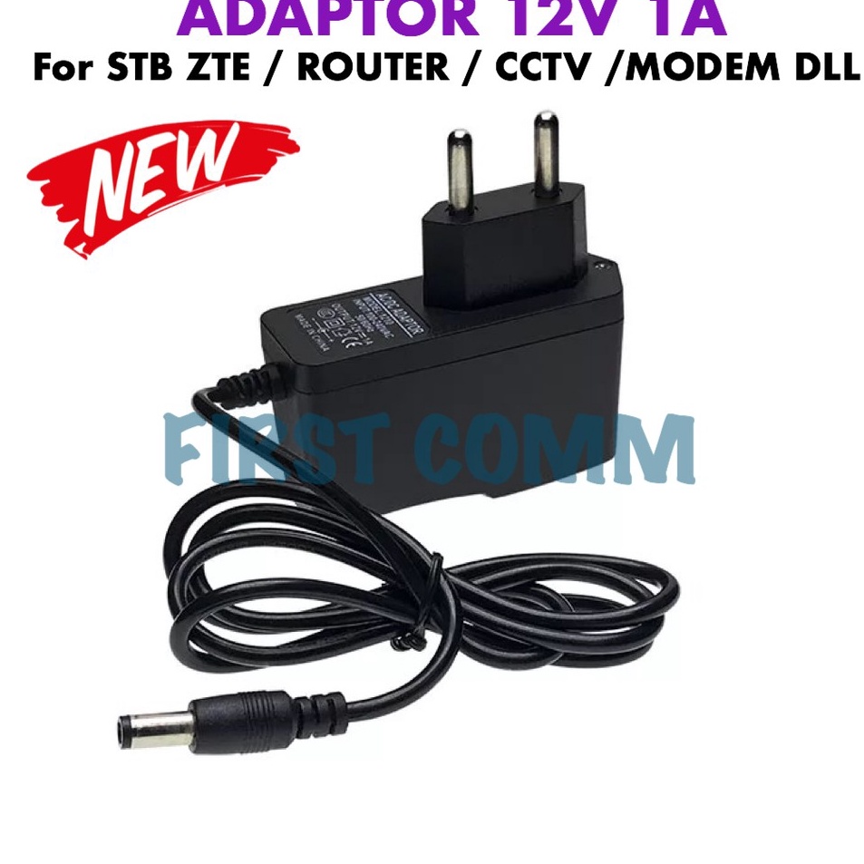 Don't Run Out!!! ️ Stb Adapter ZTE CCTV MODEM ROUTER 12V 1A POWER ...