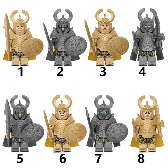 Marvel Thor Asgard Asgardian Berserker Hela Army Minifigure Lego ...