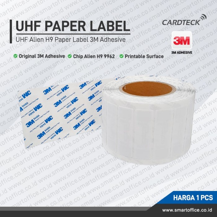 Uhf Paper Alien Label H9 Uhf H9962 Printable Label Long Range Rfid Tag ...