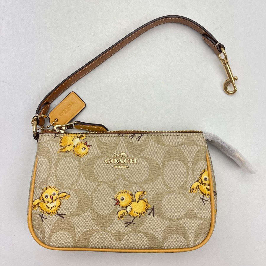 Coach CC419 Nolita 15 In Signature Canvas With Tossed Chick Print ...