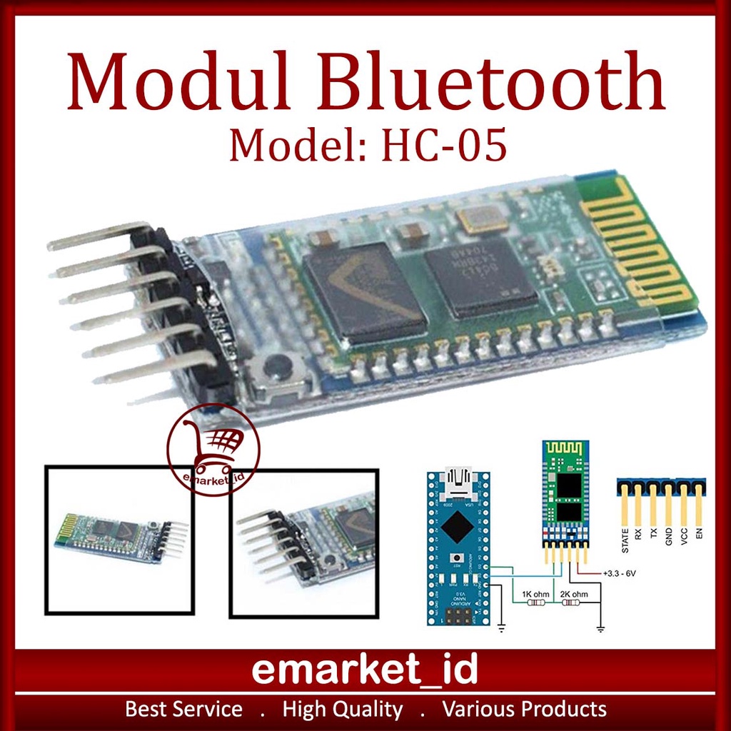 Bluetooth Module HC05/Arduino Module HC-05 Uno Mega Transceiver ...