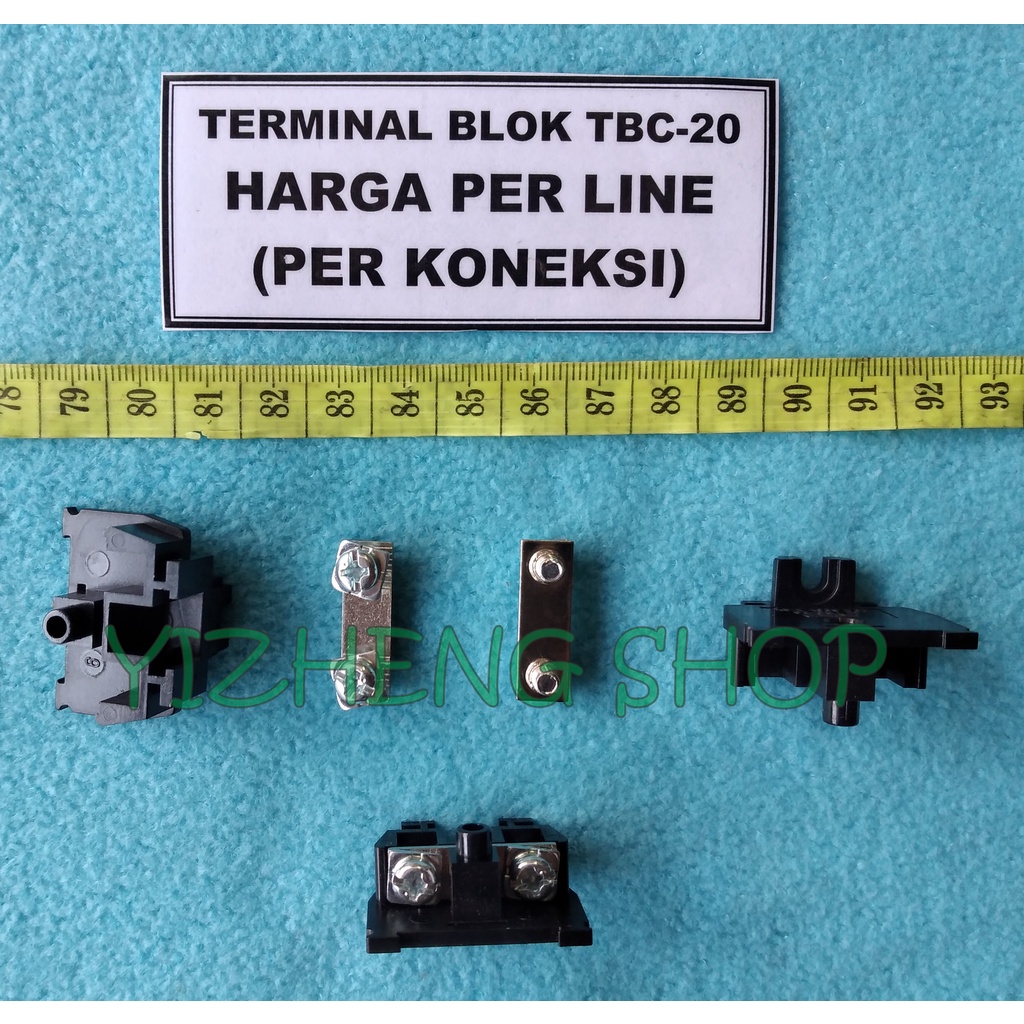 Tbc-20 TERMINAL BLOCK PRICE PER LINE (PER CONECTION) | Shopee Malaysia