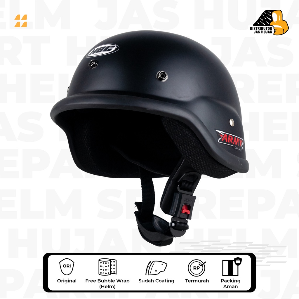 Hbc Army Solid Black Doff Helmet/SNI Army Chip Helmet | Shopee Malaysia