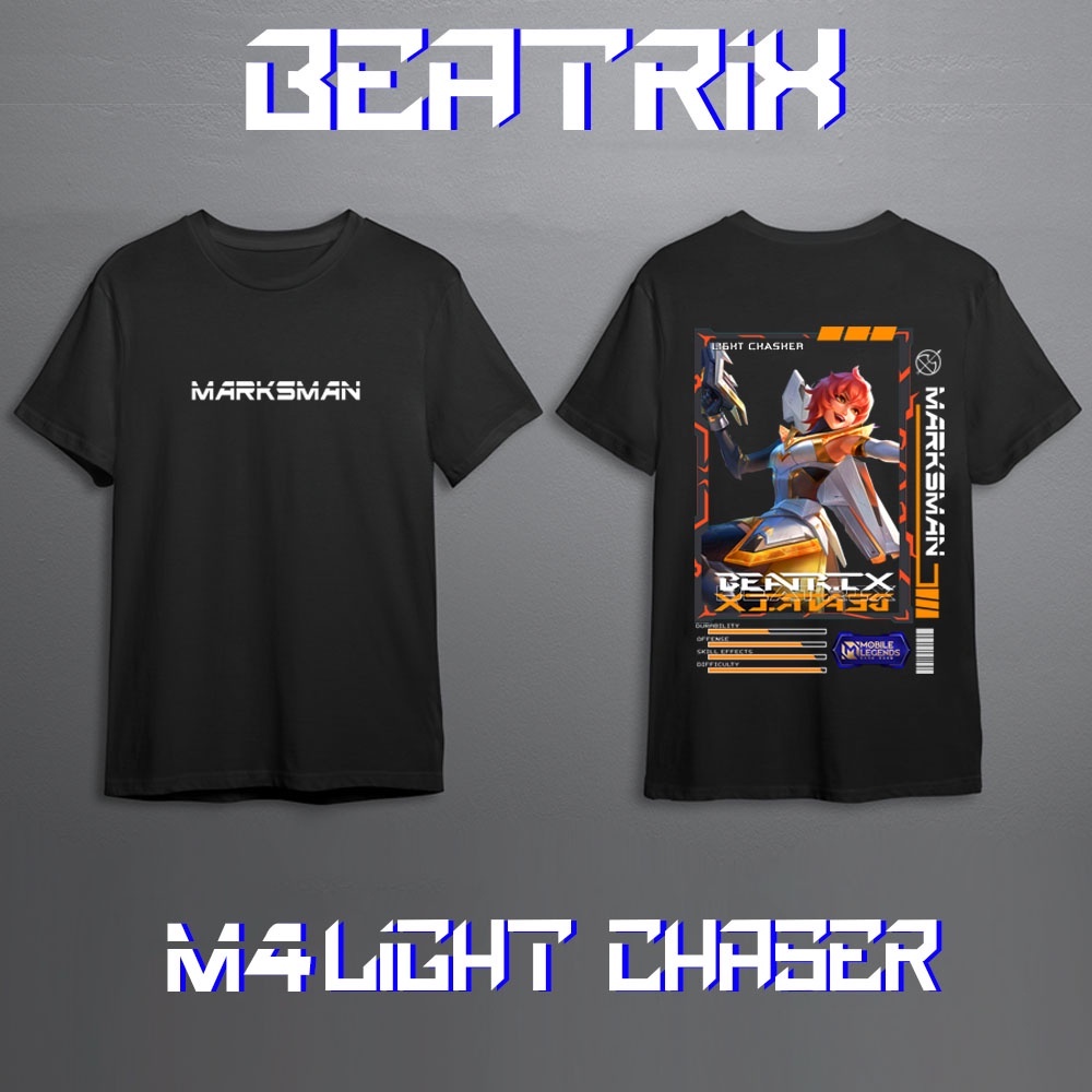 Newest MOBILE LEGEND HERO BEATRIX SKIN M4 PRIME T-SHIRTS NEWEST COOL ...