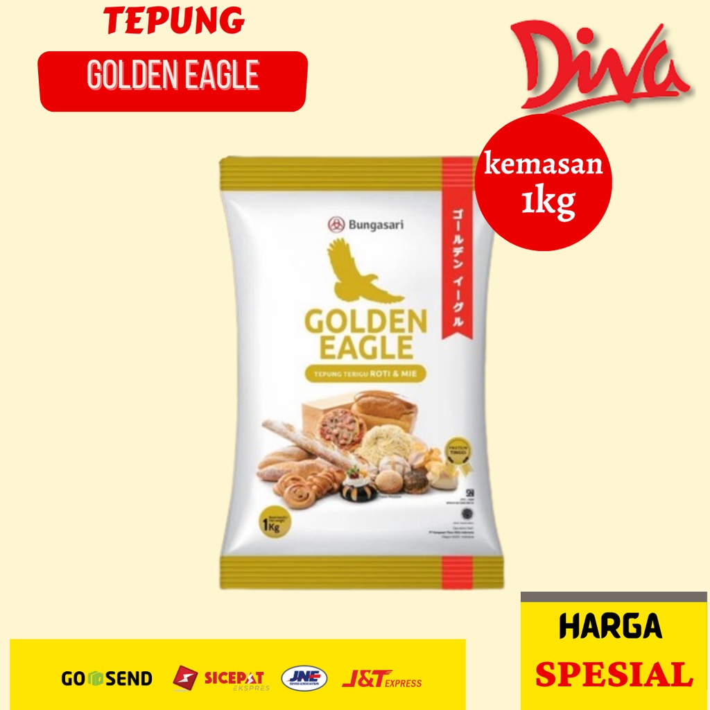Golden Eagle Wheat Flour 1 kg | Bungasari Bread & Noodles | Shopee Malaysia