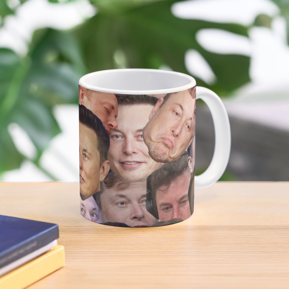 Elon Musk Collage Coffee Mug | Shopee Malaysia