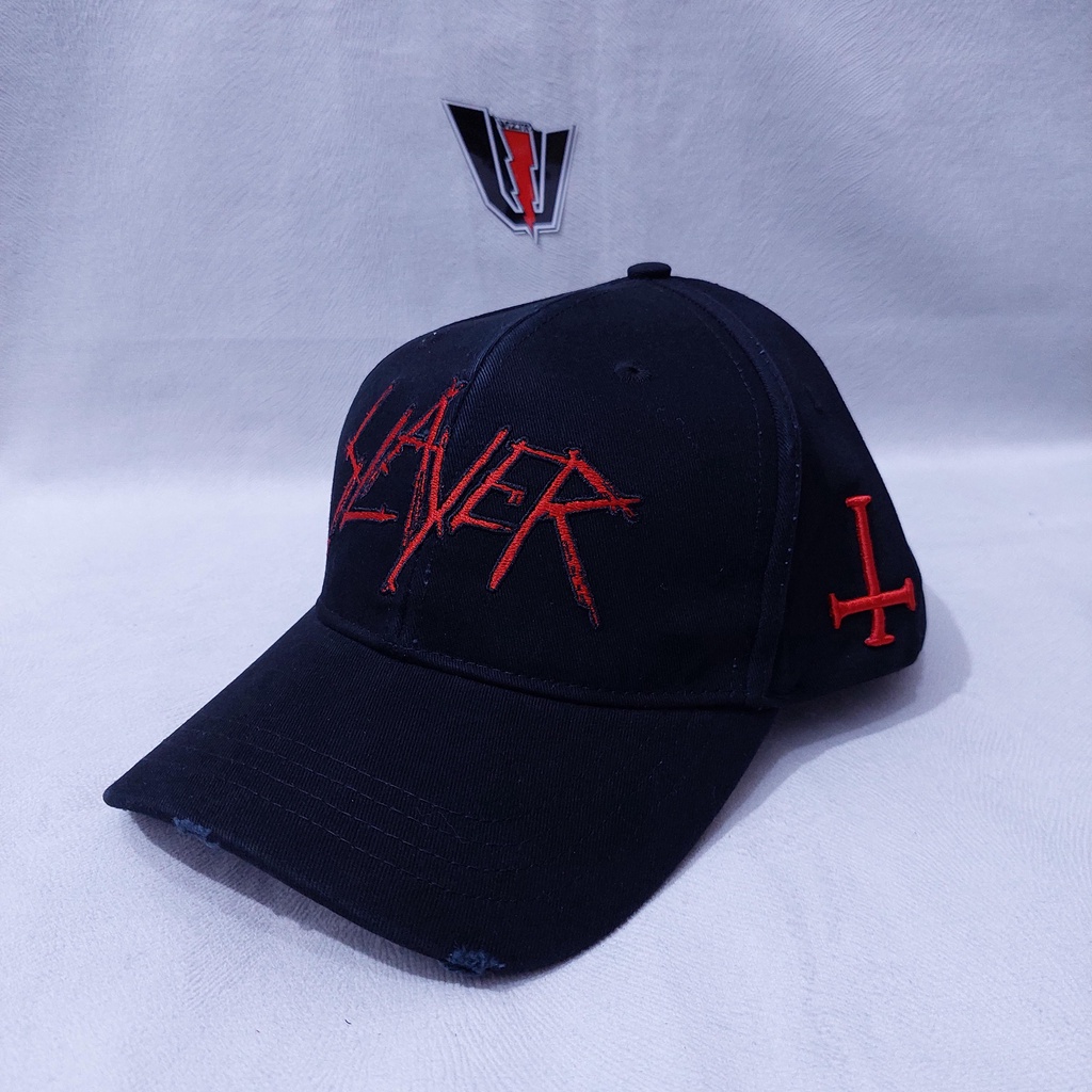 Official SLAYER Cap / Baseball Cap - LOGO BY EMP Original | Shopee Malaysia