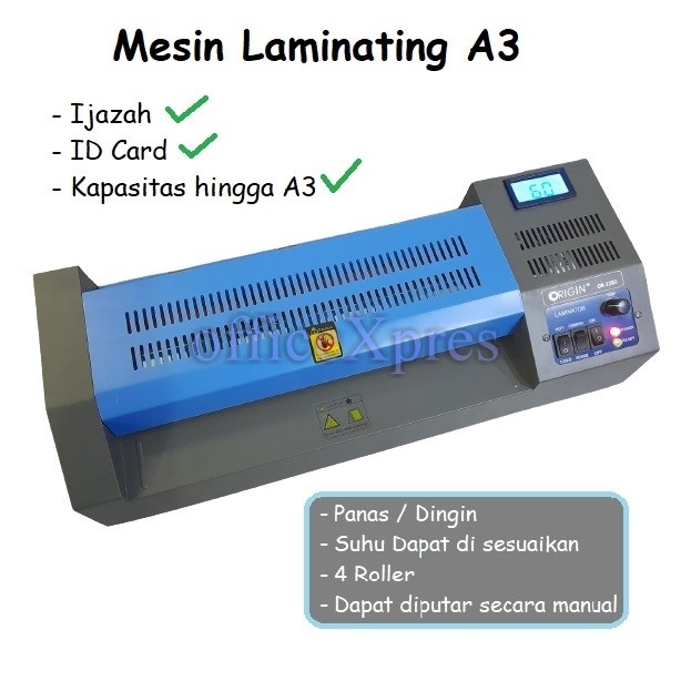 MESIN Laminate Laminating Machine A3 Digital Lcd/Laminator Machine A3 ...