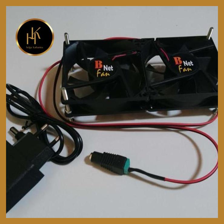 Double Powerful FAN Cooling FAN MODEM WIFI ROUTER COOLER helga ...