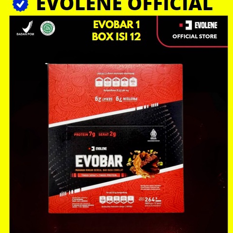 Best 8D9JZ EVOBAR Evolene 1 box contains 12 pcs - Chocolate Flavored ...