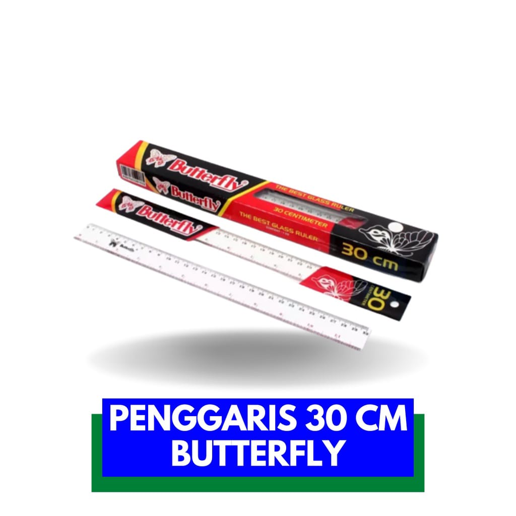 Butterfly Ruler 30 And 20cm/Butterfly Ruler | Shopee Malaysia