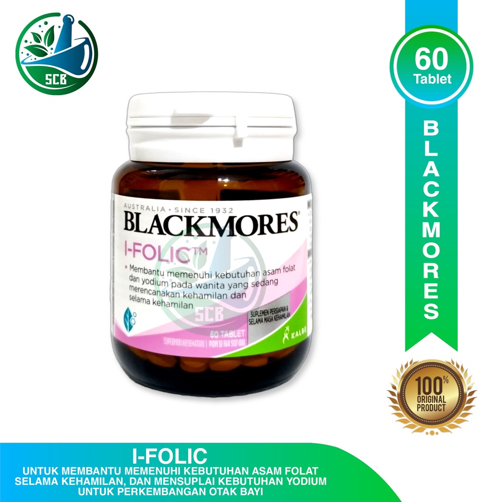 Blackmores I-Folic Contains 60 Tablets - Nutrition To Meet Folate ...