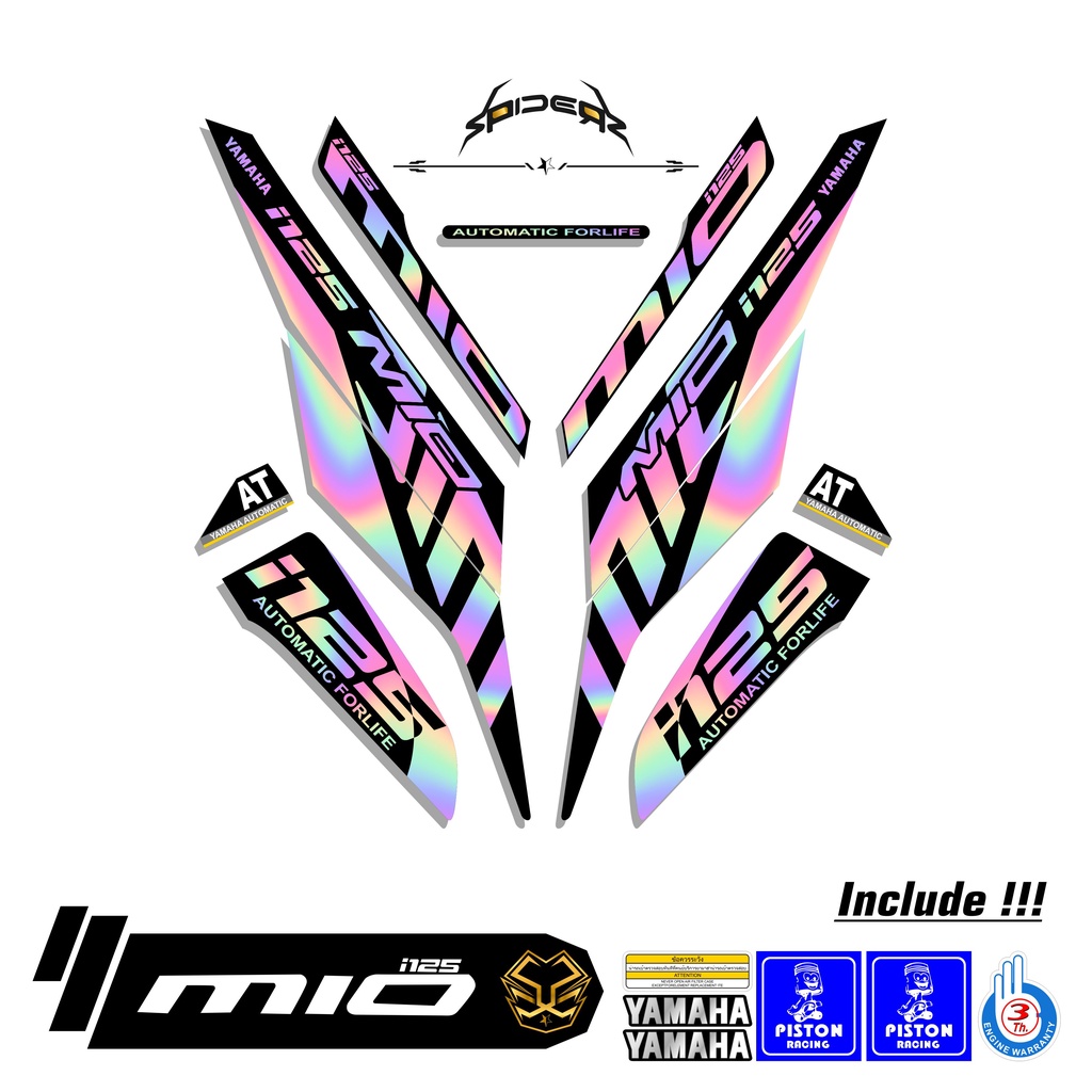 Striping YAMAHA MIO i 125 / M3 / Z / YAMAHA MIO / M3 / i125 / MIO M3 ...