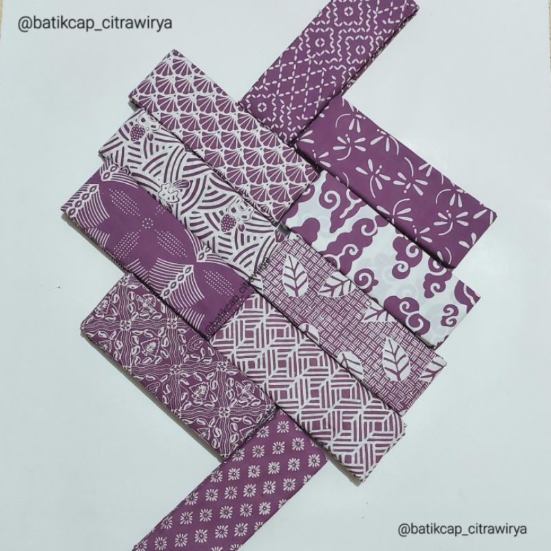 UNGU Purple garutan stamped batik cloth 02. kain batik | Shopee Malaysia