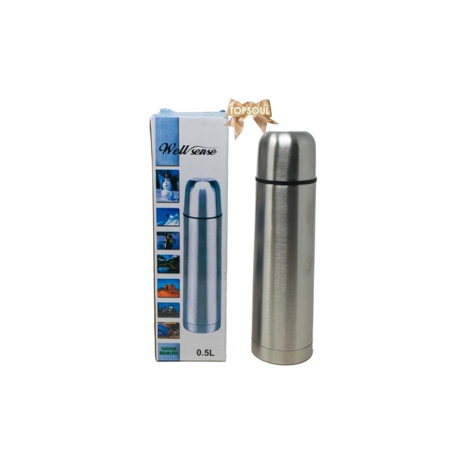 TERMOS Capsule Thermos + Cover 1000 ml Vacuum Hot Water Bottle ...