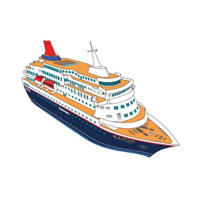 Diy Papercraft Papercraft Nippon Maru Cruise Ship Pattern Paper ...