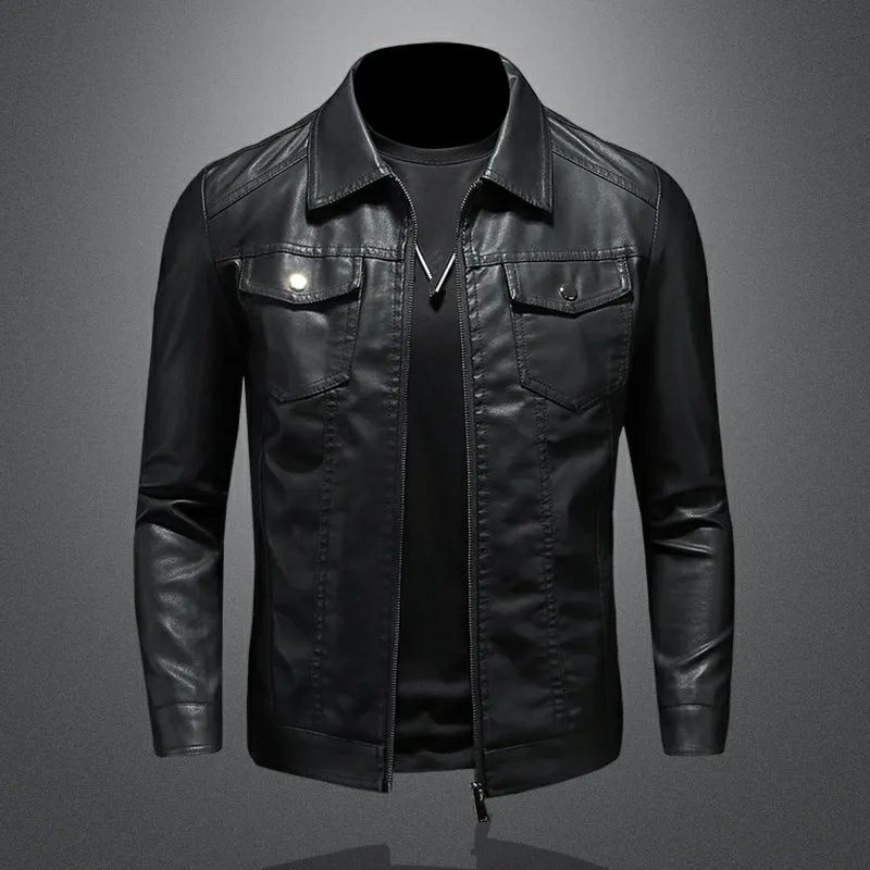 Men's leather jacket, genuine Garut leather, guaranteed genuine leather ...