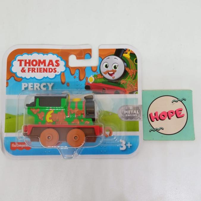 Thomas and Friends Push Along New Look Muddy Percy Metal Engine ...