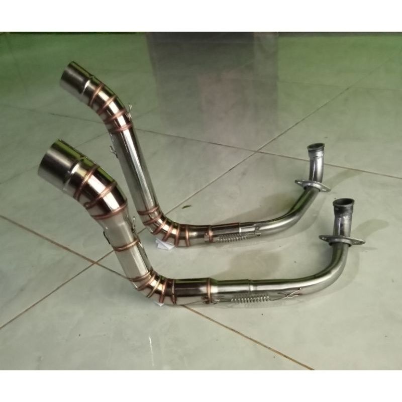 Beat exhaust pipe neck top inlet 50 anti gasruk beat scoopy genio ...