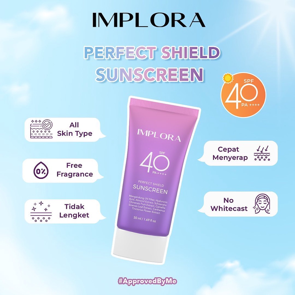 MATAHARI IMPLORA Perfect Shield Sunscreen SPF 40 PA++++ | Facial Sunscreen | Sun Protection ...