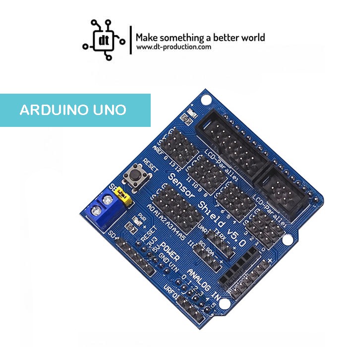 Sensor Shield V5 0 Arduino Expansion Board Shopee Malaysia