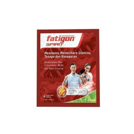 Fatigon SPIRIT 1 Sachet contains 6 Adult Multivitamin Caplets | Shopee ...