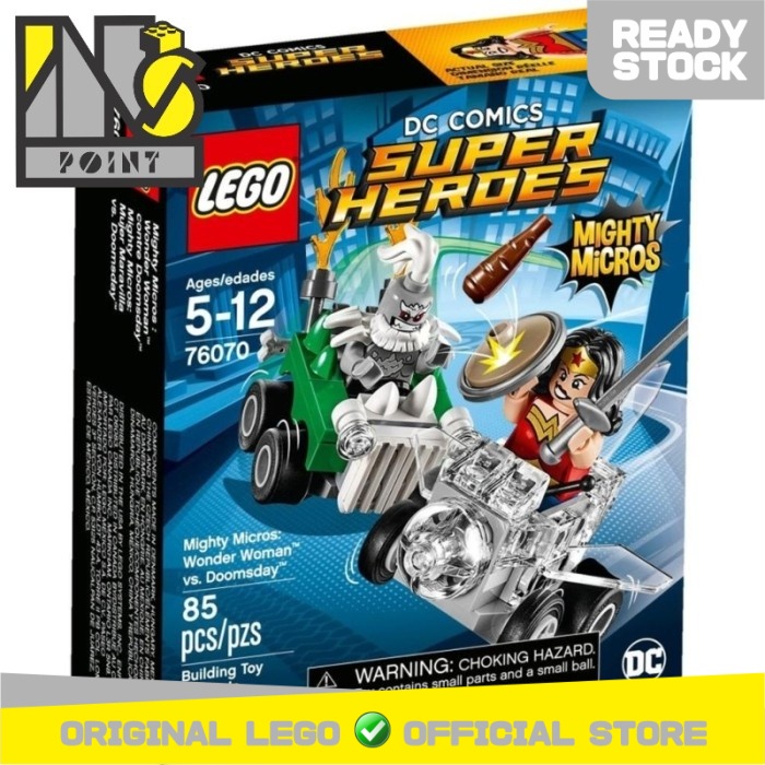 Lego 76070 - Super Heroes - Mighty Micros: Wonder Woman vs. Doomsday ...