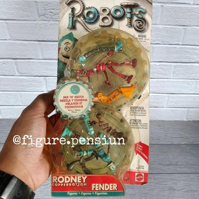 Mattel ROBOTS RODNEY COPPERBOTTOM FENDER ACTION FIGURE | Shopee Malaysia
