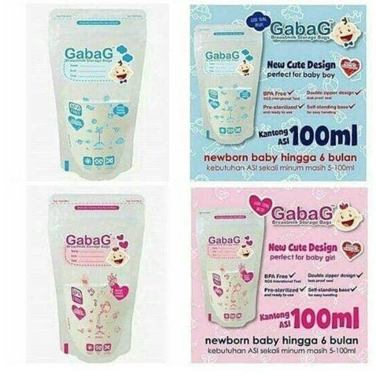 (GABAG Breast Milk Plastic 100ml | Shopee Malaysia