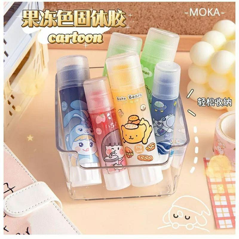 Glue STICK Cute CARTOON Paper GLUE/KAWAII Paper Adhesive GLUE | Shopee ...