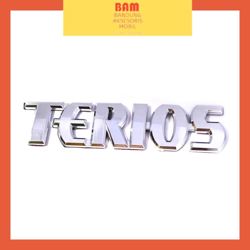 Terios Chrome Car Letter Emblem | Shopee Malaysia