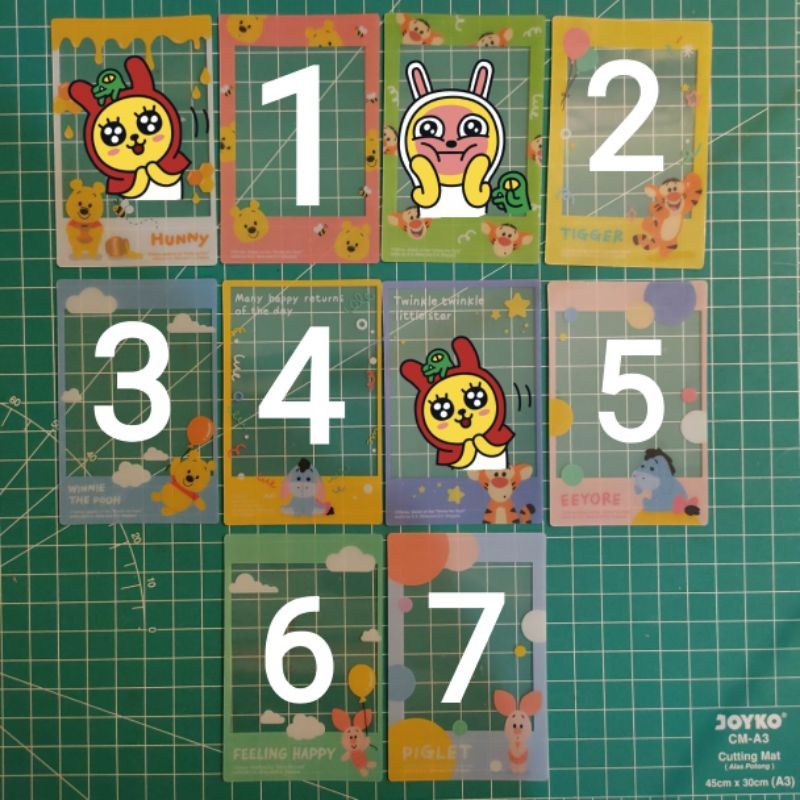 Photocard Frame Cartoon DAISO | Shopee Malaysia