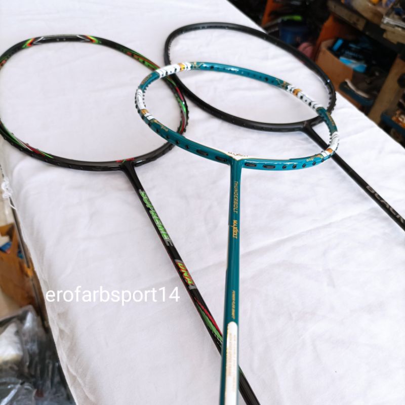 Maxbolt THUNDERBOLT 35lbs BADMINTON Racket 100% ORIGINAL | Shopee Malaysia