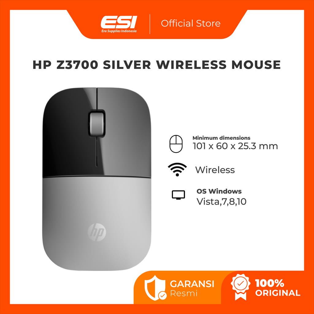 HP Z3700 Silver Wireless Mouse | Shopee Malaysia