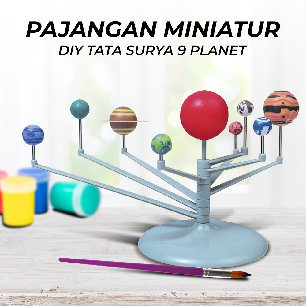 Diy Miniature Display Of 9-planets Solar System Planetary - New Product ...