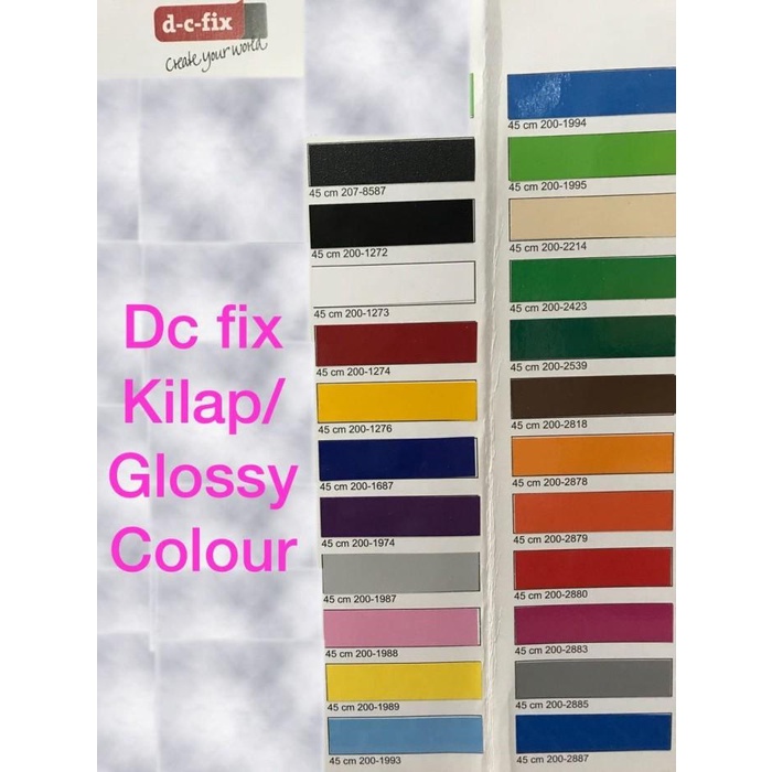 Sticker/sticker Dcfix/Dc Fix Glossy/Matte/Transparent 15Mx45Cm | Shopee ...