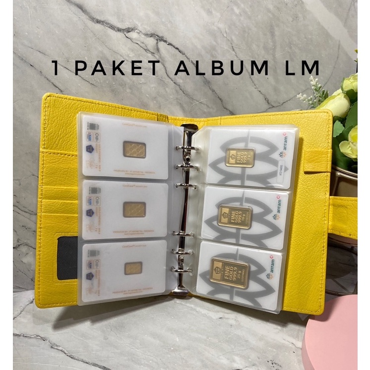 Precious Metal Album Gold Wallet Binder Storage Case LM Sinking Funds ...